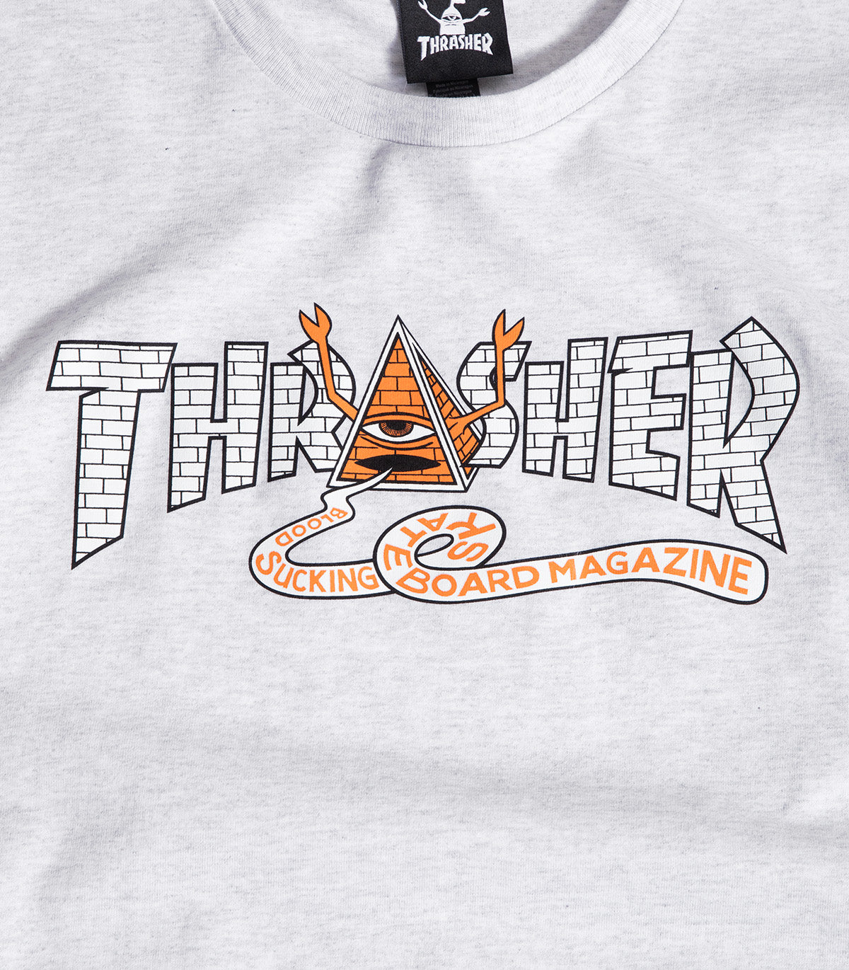 Thrasher X Toy Machine Pyramid T-Shirt – Atlas